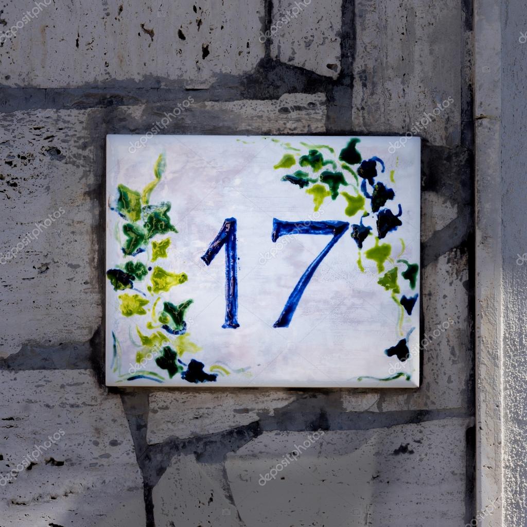 House number 17 Stock Photo by ©papparaffie 114754596