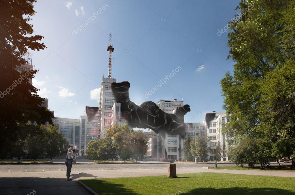 Man catching a pokemon in real life — Stock Editorial Photo ...