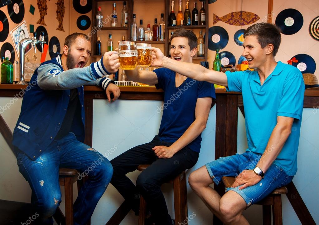 Guys Drinking Beer