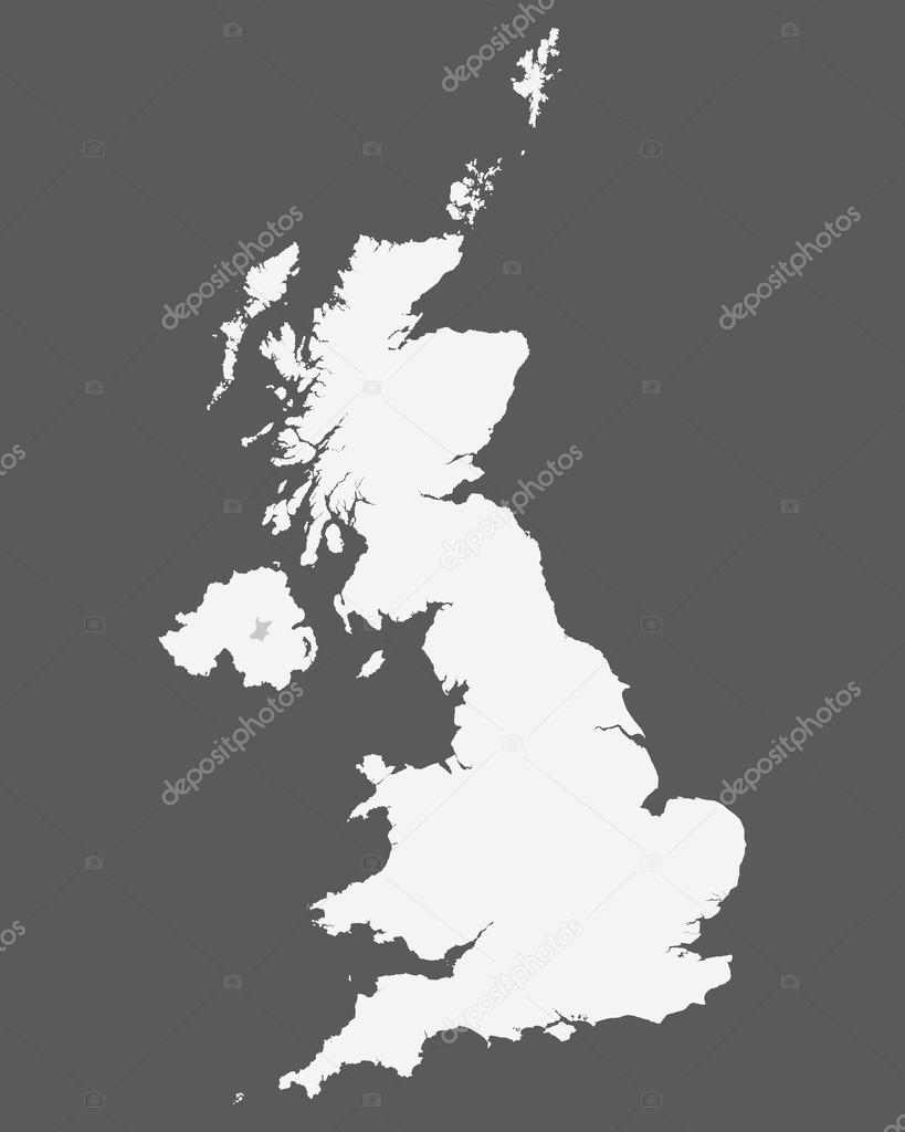 Map of United Kingdom — Stock Vector © 29Mokara #71265303