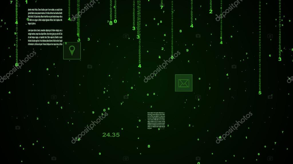 Abstract digital number background — Stock Photo © pupunkkop #121770994