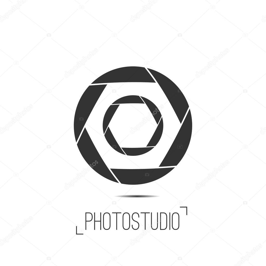 Photo studio logo and business card template. — Stock Vector ...