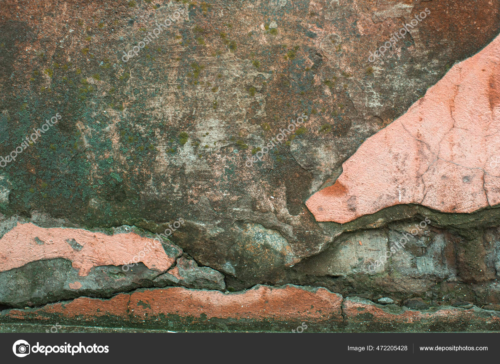 Texture Abandoned Wall Damaged Plaster — Stock Photo © dimaberkut ...