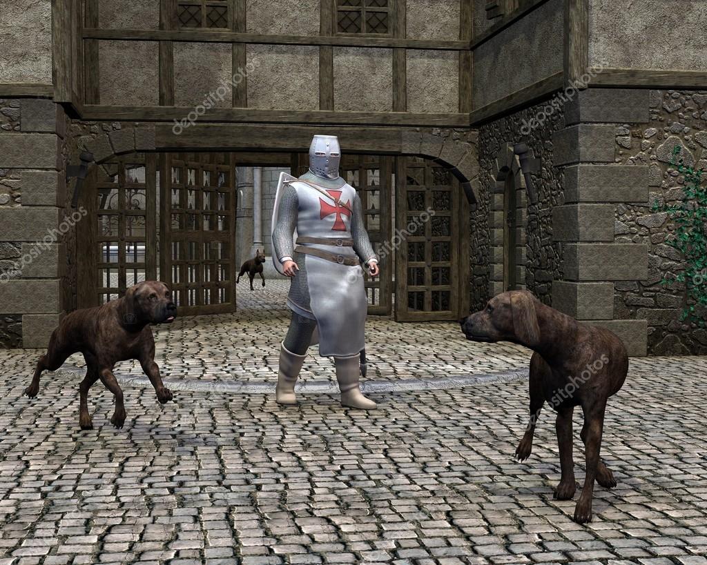 Medieval Guards At The Gate