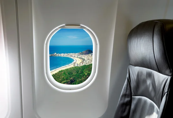 Airplane Window From Inside