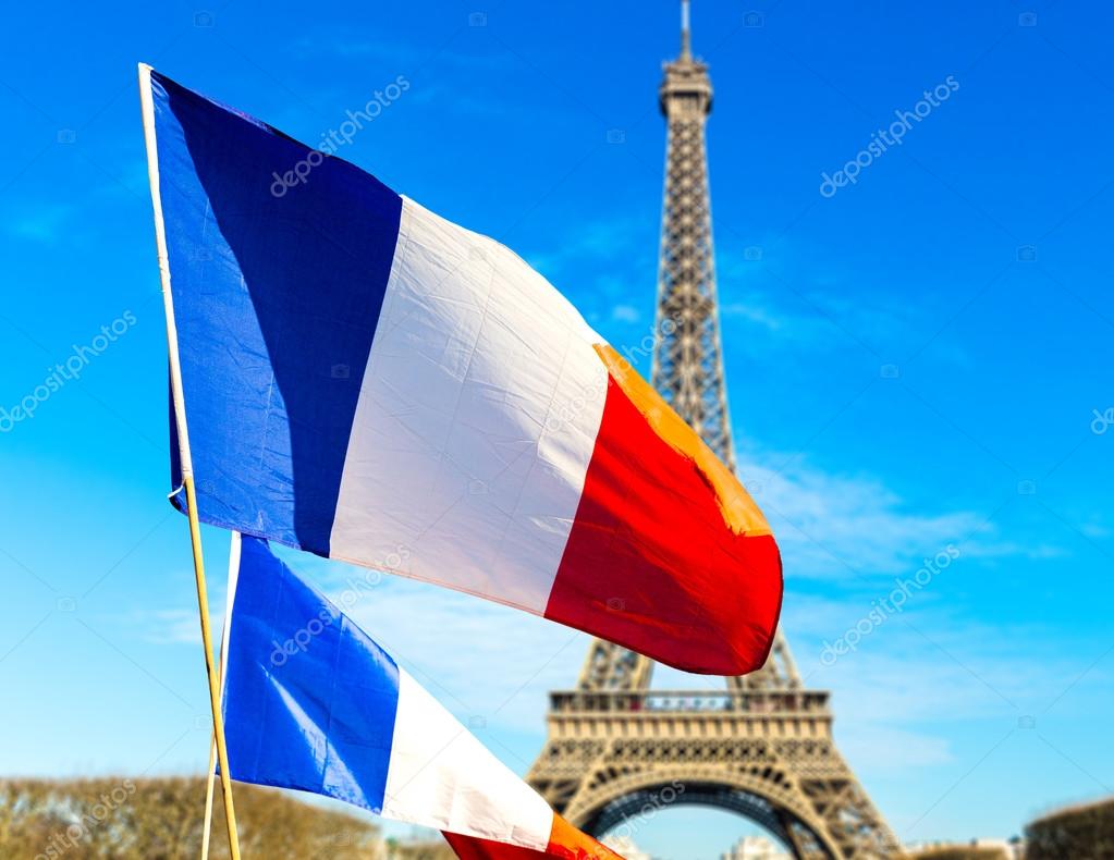 파리, 프랑스에 프랑스 국기 — 스톡 사진 © filipefrazao #64979941