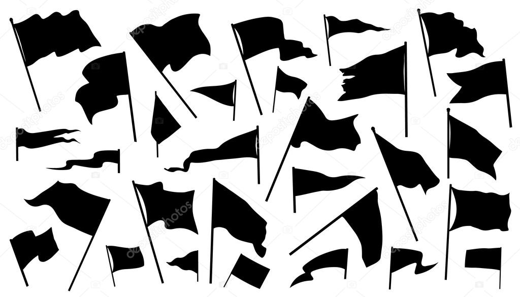 Flag silhouettes Stock Vector Image by ©yyanng #63645105