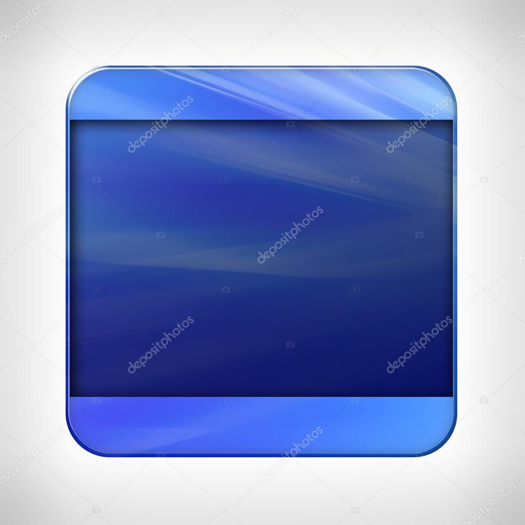 Abstract blue background icon — Stock Photo © Spanychev #96480656