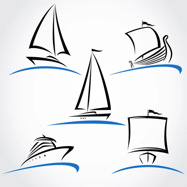 Ships set. Stock Vector Image by ©Vasilev_Ki #30667425