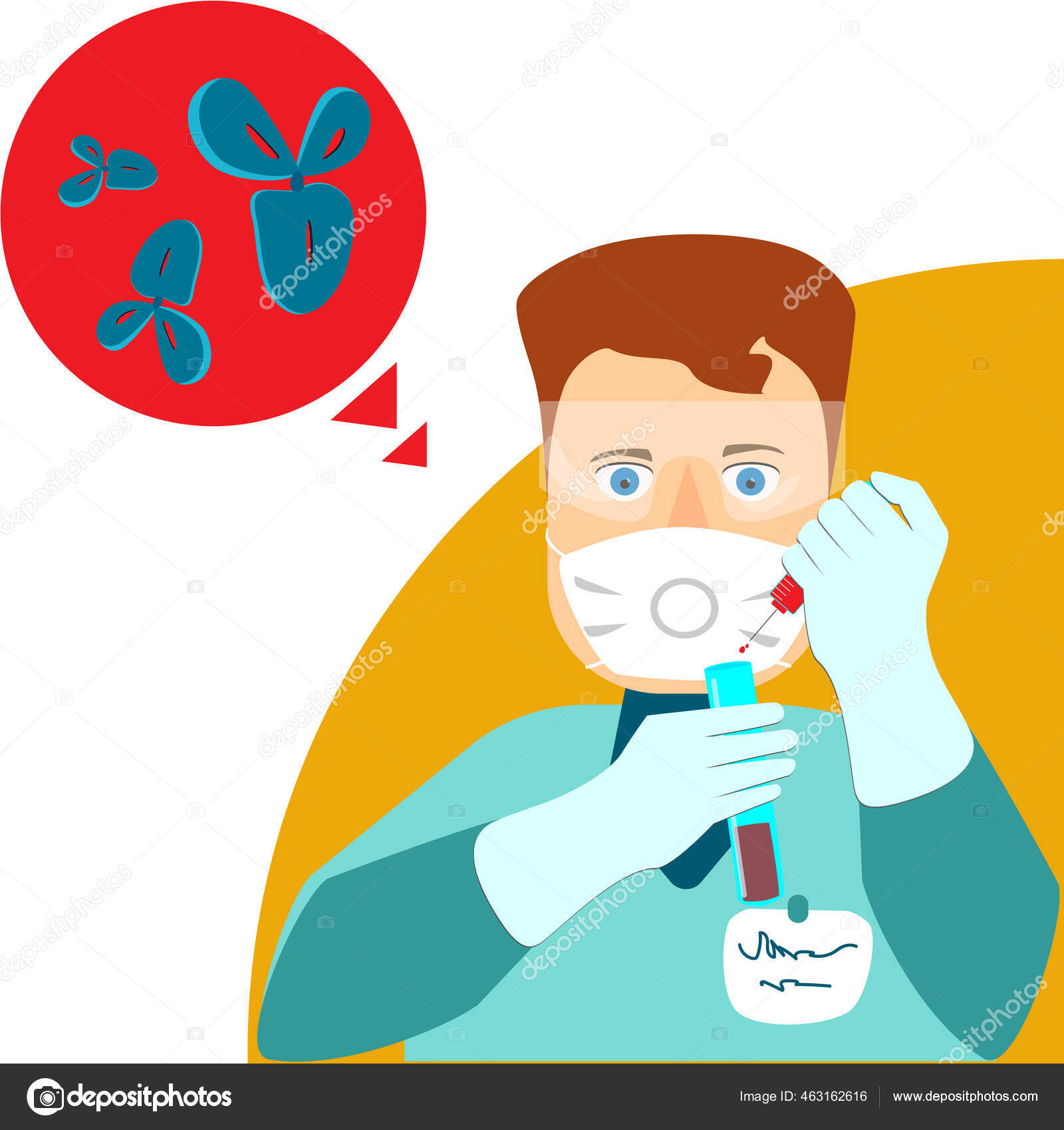 Antibody Antigen Cartoon