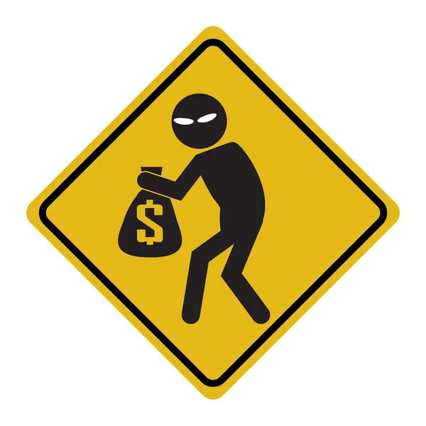 Beware pickpocket sign Vector Art Stock Images | Depositphotos