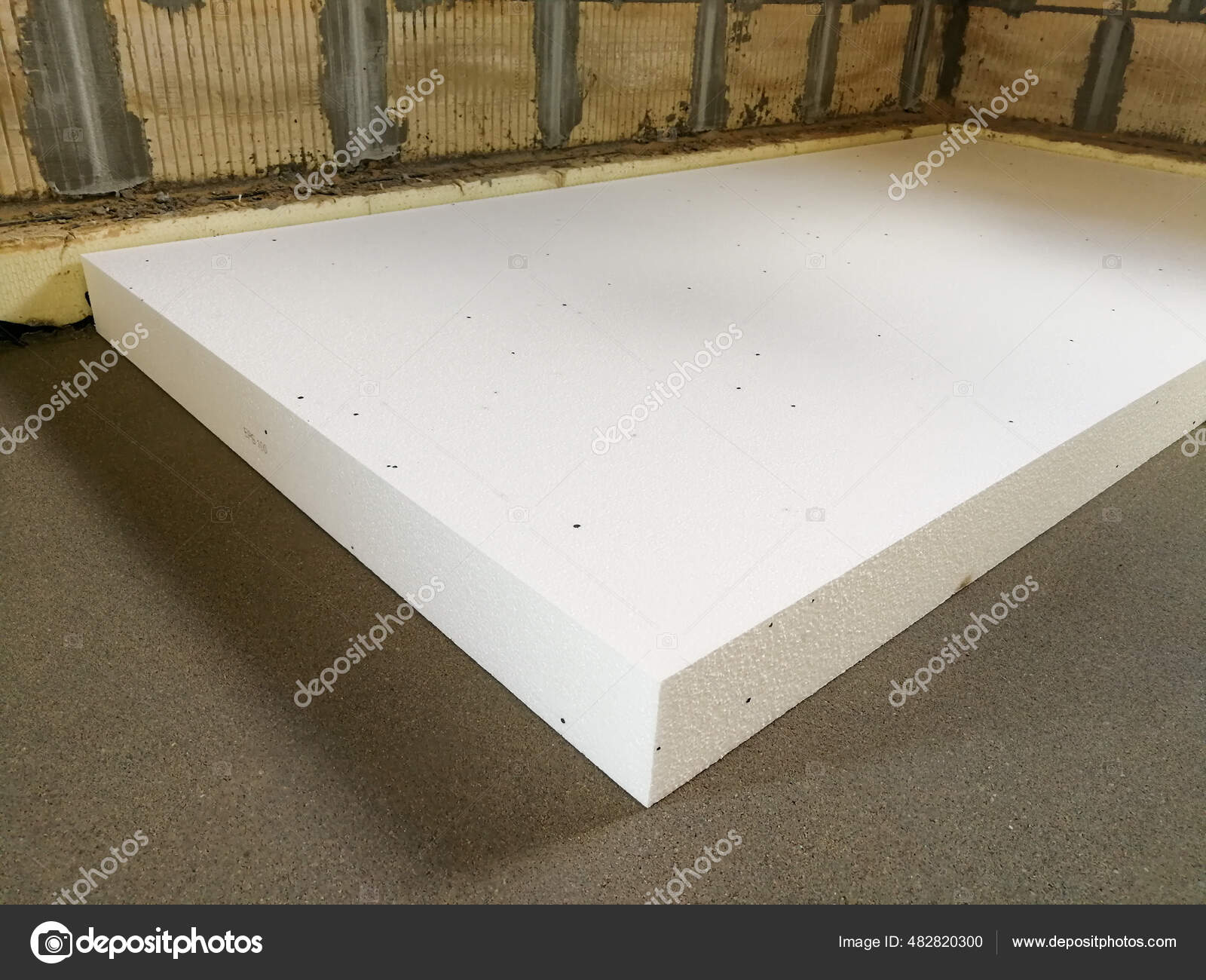 Sheet Expanded Polystyrene Concrete Floor House Thermal Insulation ...