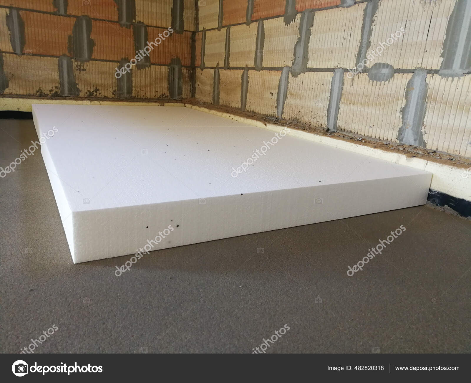 Sheet Expanded Polystyrene Concrete Floor House Thermal Insulation ...