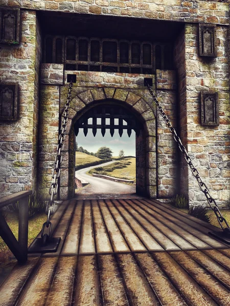 Fantasy castle gate Stock Photos, Royalty Free Fantasy castle gate ...