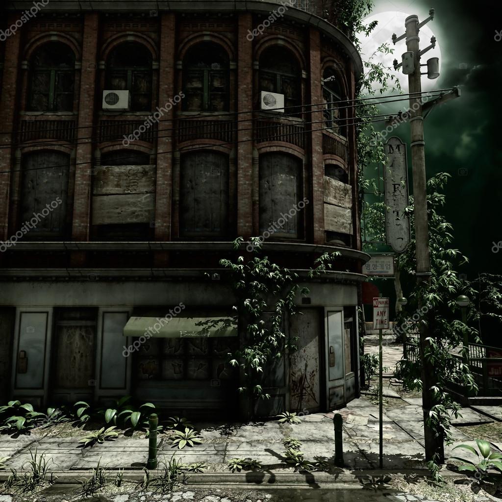 Old Abandoned City Buildings