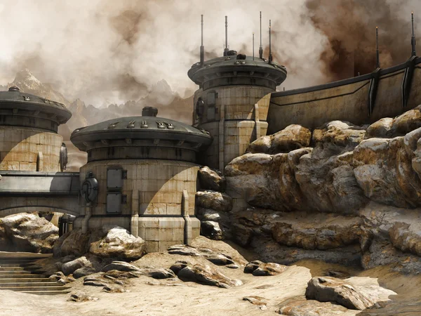 Ruined building and rubble — Stock Photo © FairytaleDesign #40347347