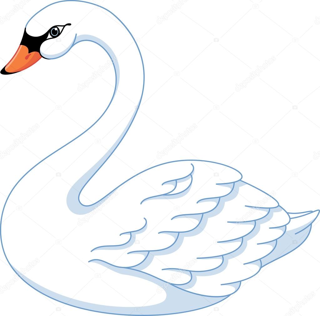 Cisne — Vector de stock © Malyaka #53996535