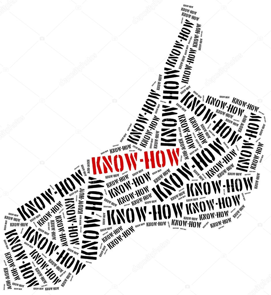 Know-how. Special knowledge required in business. — Stock Photo ...