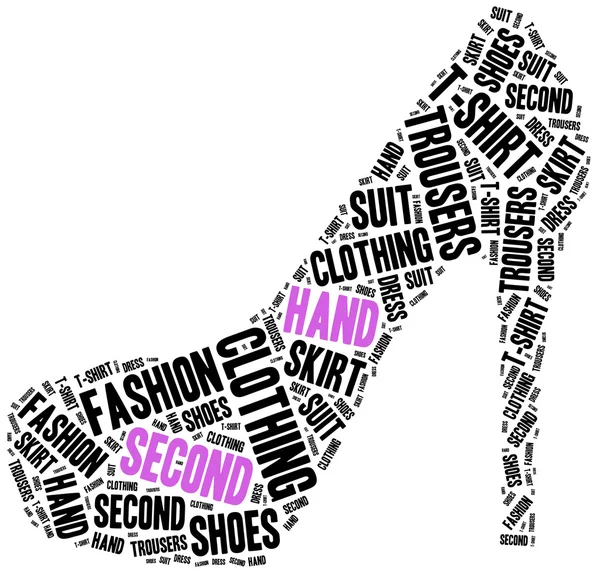 Second hand. Word cloud illustration. — Stock Photo © Mattz90 #73491905