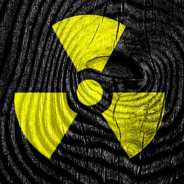 Nuclear Symbol Wallpaper Nuclear Danger Background — Stock Photo