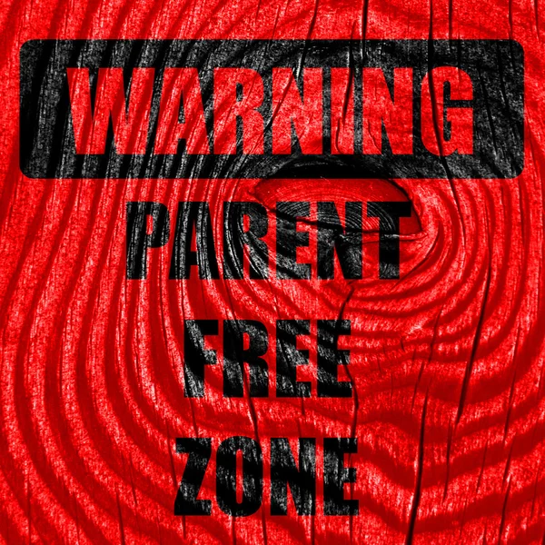 No parents allowed sign, red stamp on a grunge paper texture Stock ...