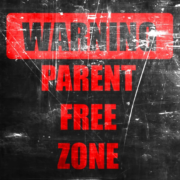 No parents allowed sign, red stamp on a grunge paper texture Stock ...