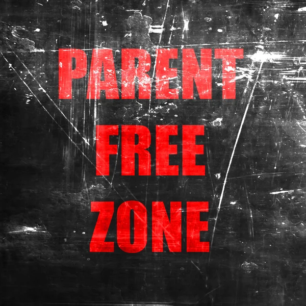 No parents allowed sign, red stamp on a grunge paper texture Stock ...