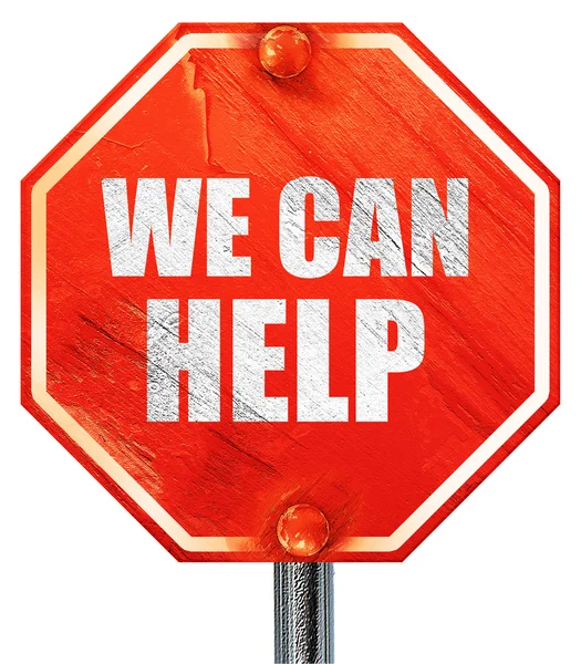 Green Road Sign - We can help — Stock Photo © kbuntu #6466013