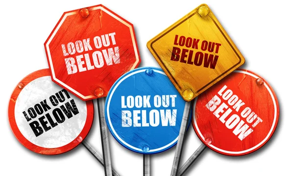 Keep it simple, 3D rendering, rough street sign collection — Stock ...