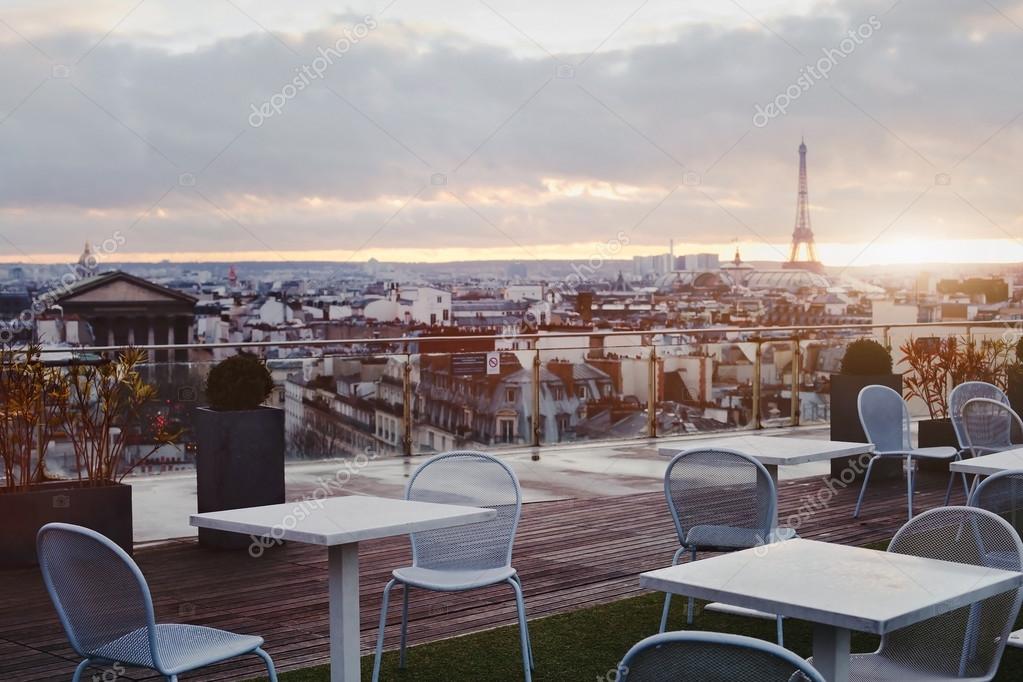 Open terrace of rooftop cafe — Stock Photo © anyaberkut #71189239