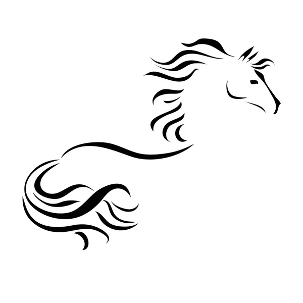 Ló rajz — Stock Vektor © onot #75440137