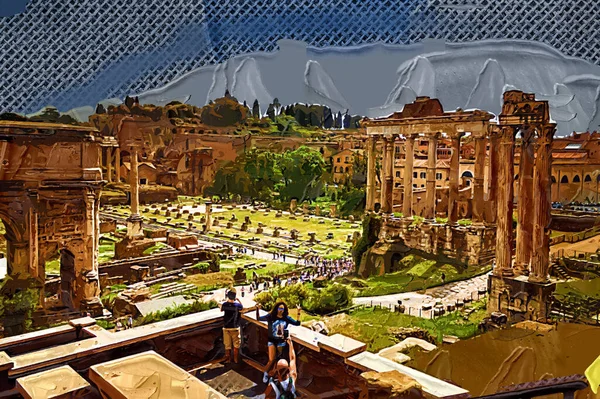 Ancient rome landscape Stock Photos, Royalty Free Ancient rome ...
