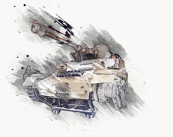 Future Tank Drawing