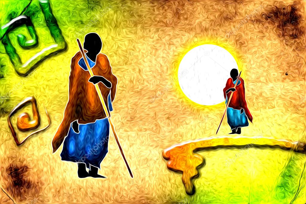 African motive art Stock Photo by ©maxtor7777 56696809