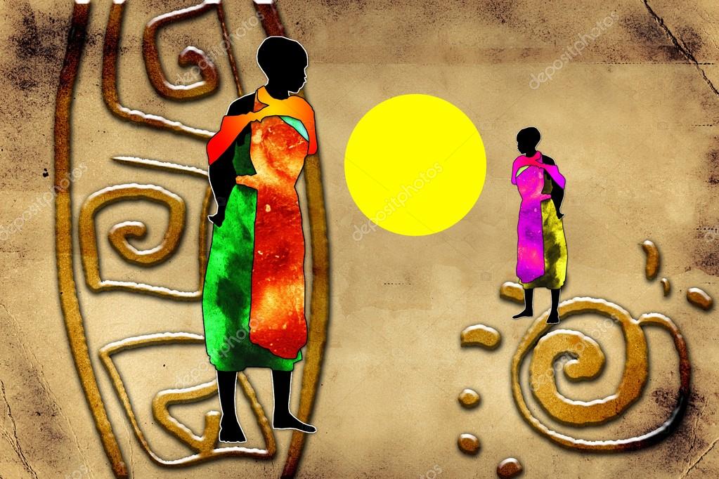 Africa retro vintage style — Stock Photo © maxtor7777 #65529047