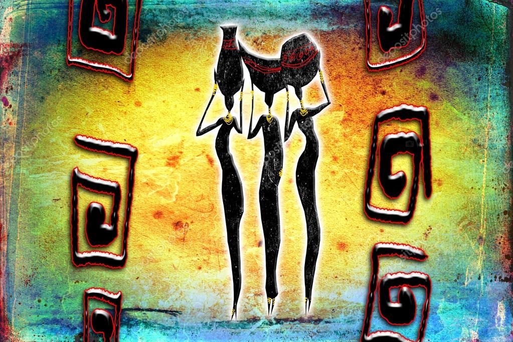 Africa retro vintage style — Stock Photo © maxtor7777 #65538633