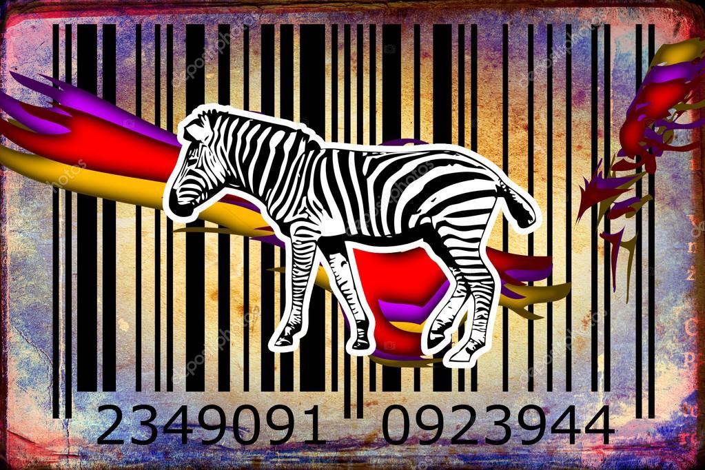 Barcode animal design art idea Stock Illustration by ©maxtor7777 #65587149