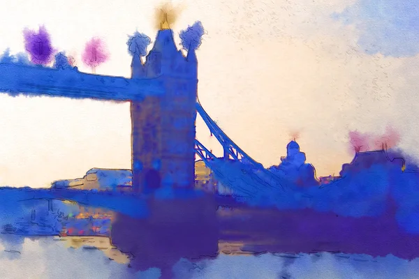 London watercolor Stock Photos, Royalty Free London watercolor Images ...