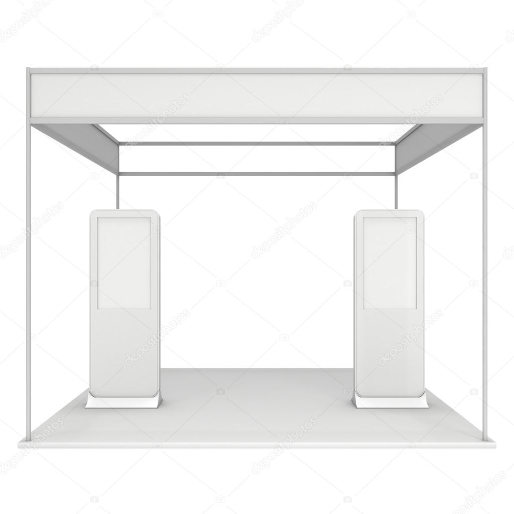 Trade Show Booth White and Blank — Stock Photo © newb1 #101250734