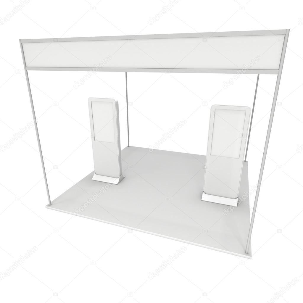 Trade Show Booth White and Blank Stock Photo by ©newb1 101974470