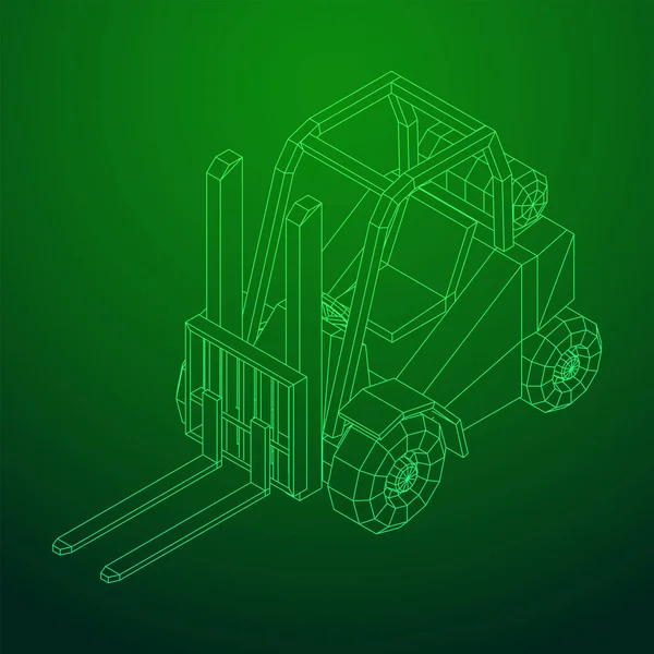 11,272,862 Forklift wire frame Vector Images | Depositphotos