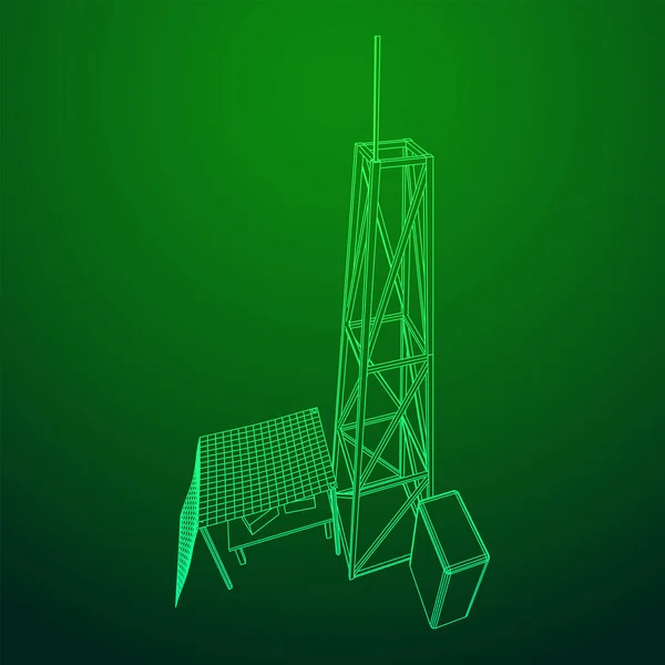 100,000 Oil well tower Vector Images | Depositphotos