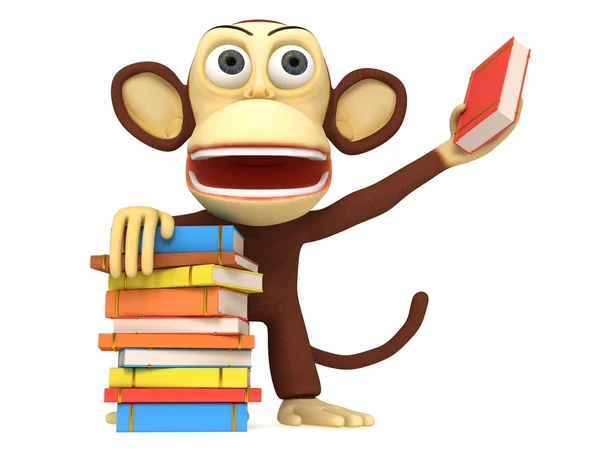 Monkey man reading book Stock Photos, Royalty Free Monkey man reading ...