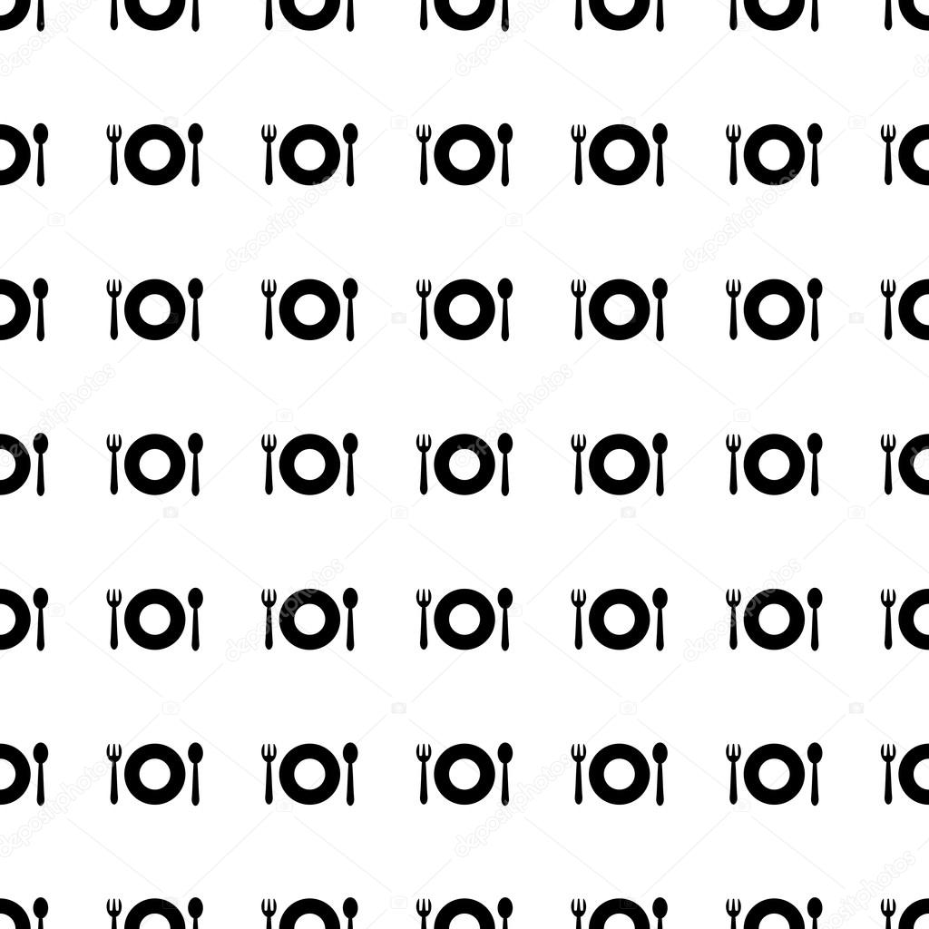 Restaurant seamless pattern. Vector — Stock Vector © newb1 #82799010