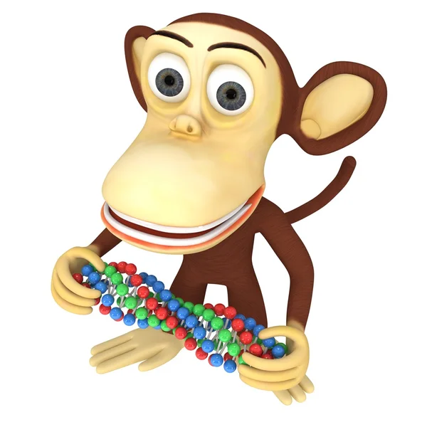 3d funny monkey with abacus and book Stock Photo by ©newb1 85058062