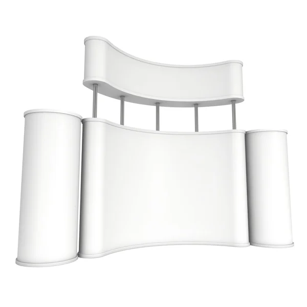 Big Pop Up Banner Stand with Columns Stock Photo by ©newb1 95169328