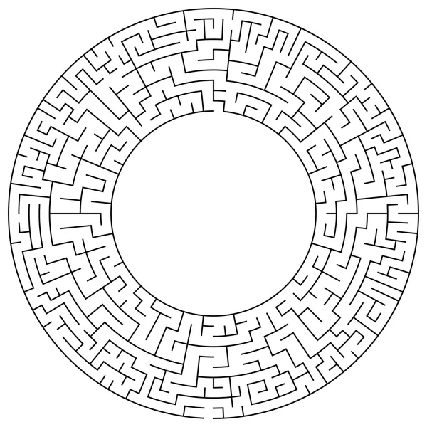Circle Maze Vector Stock Vector by ©newb1 146498227