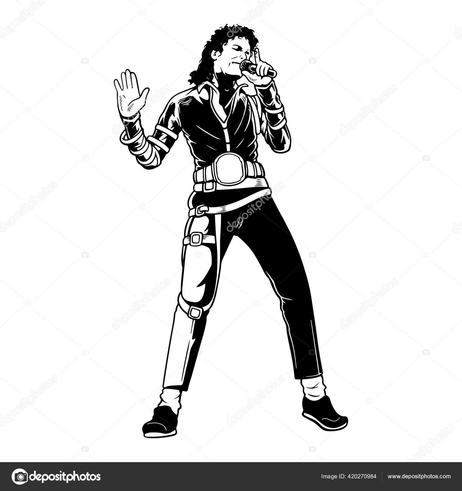 Michael Jackson Silhouette Vector