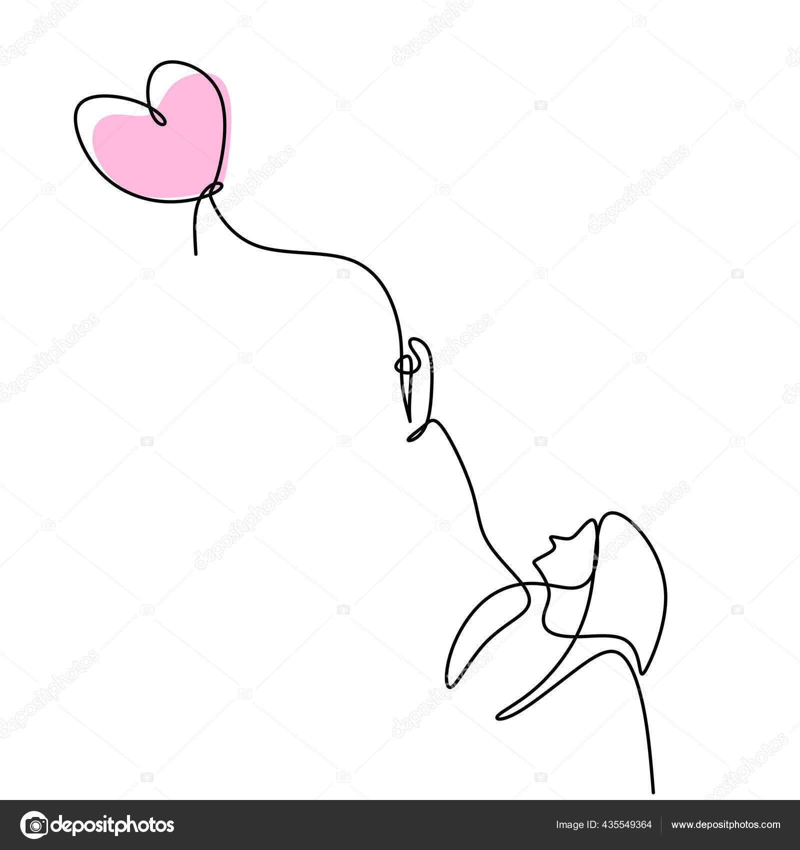 Enkle Linjekunstdesign Søtt Spøkelse' Bio Veske | Spreadshirt