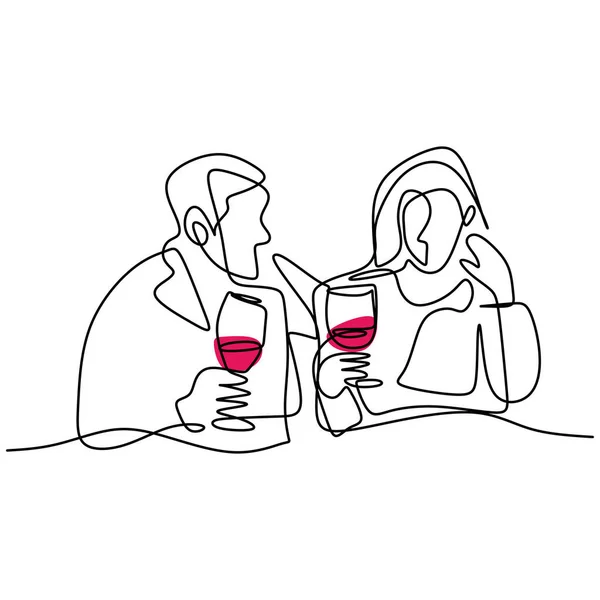 Romantic couple dinner Vector Art Stock Images | Depositphotos